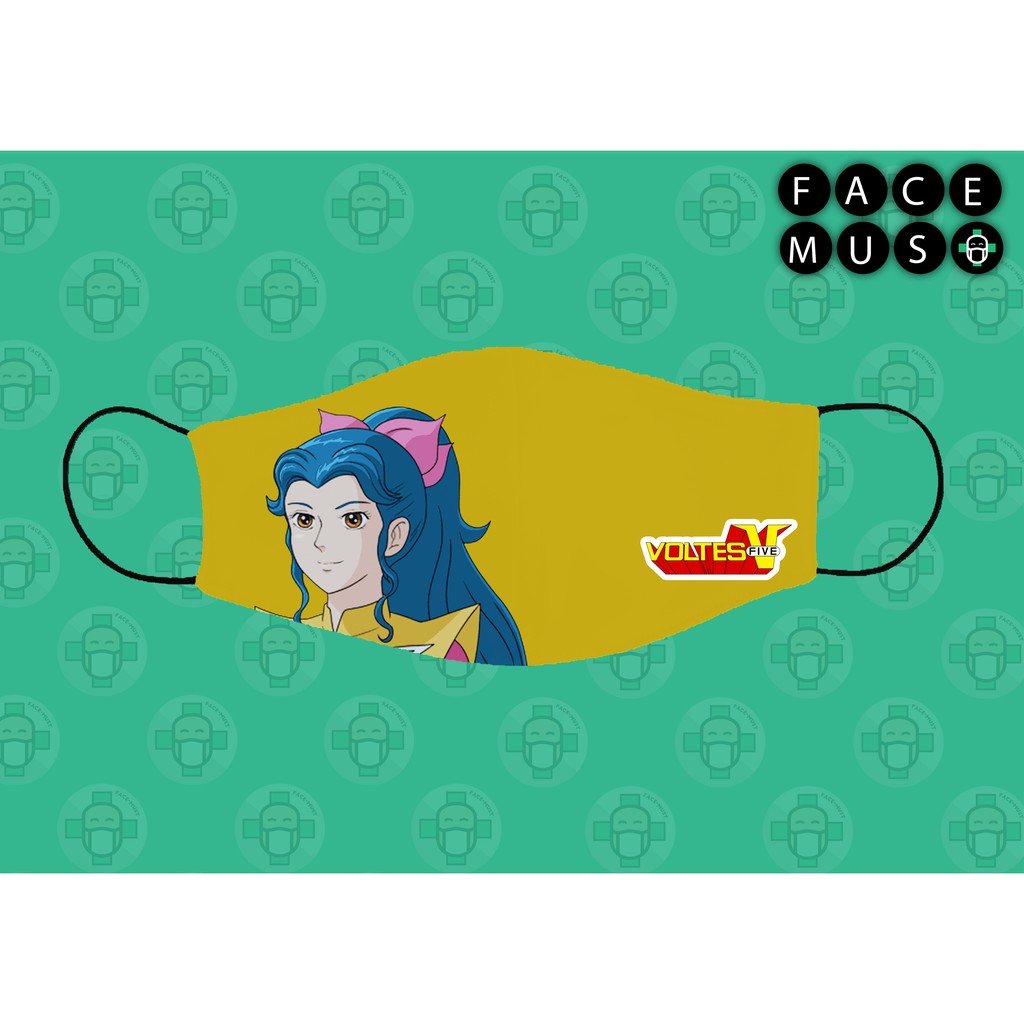 Voltes V inspired Facemask - Jaime | Shopee Philippines