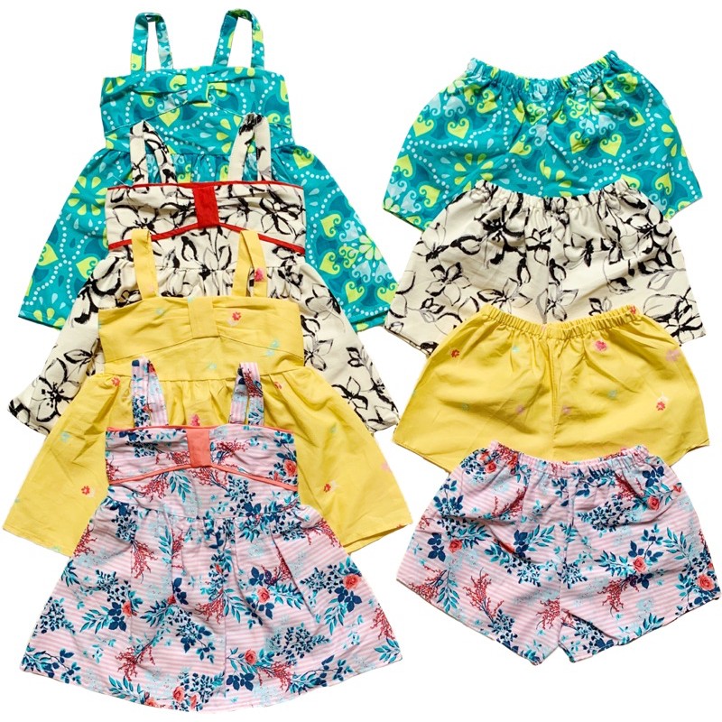SUMMER DRESS TERNO KIDS(6months-1yrs.) | Shopee Philippines