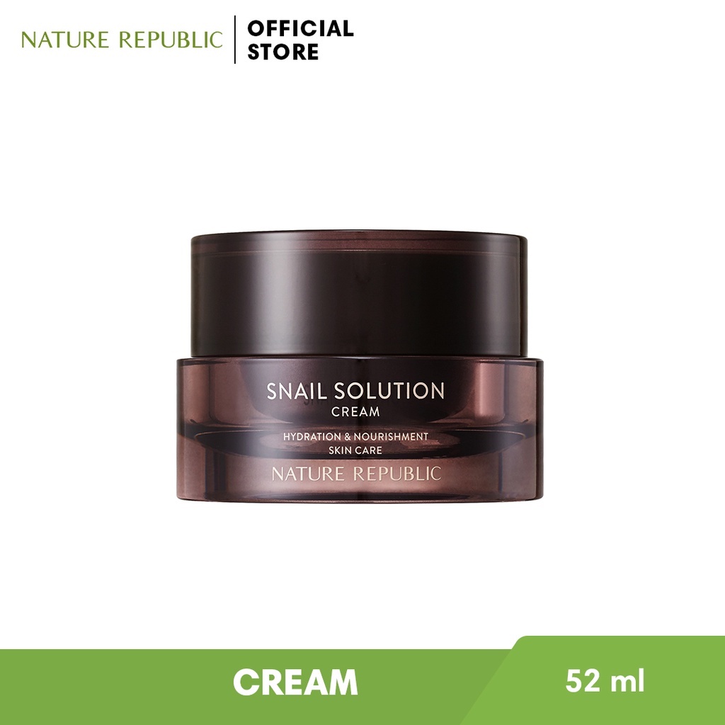 NATURE REPUBLIC SNAIL SOLUTION CREAM [HYDRATION & NOURISHMENT, OVERSEAS ...