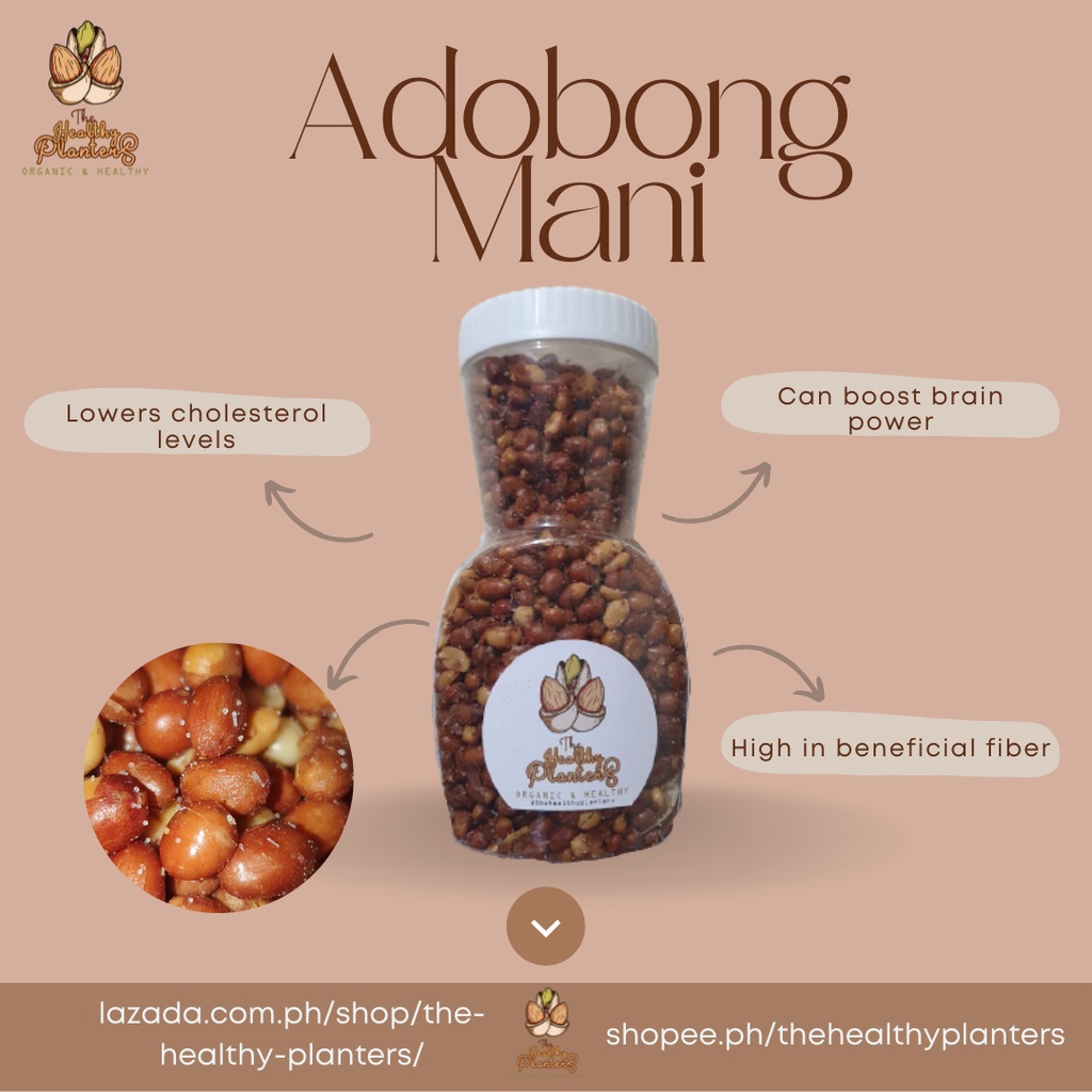Adobong Mani (400 GRAMS in JAR) | Shopee Philippines