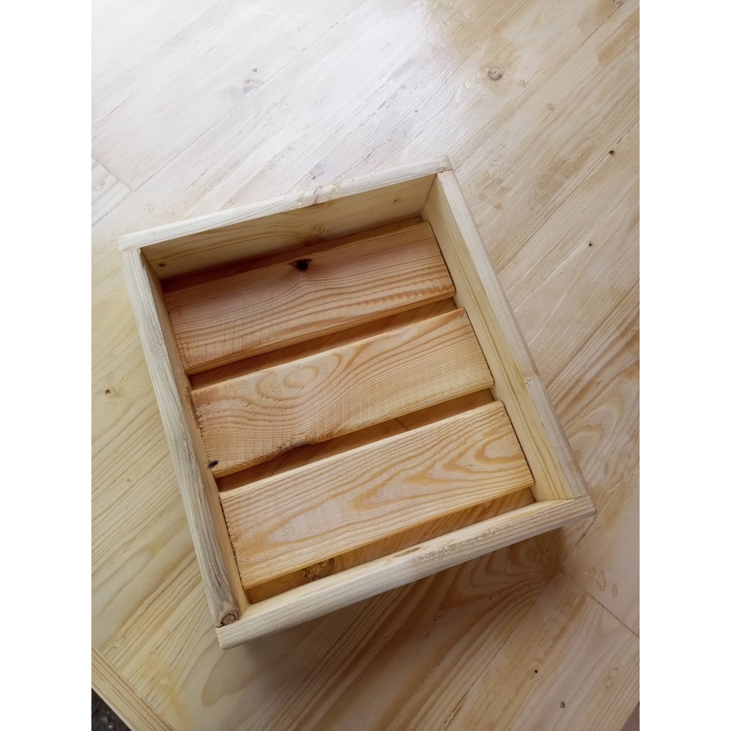 Wood Crate Palochina Wood Medium Box Organizer | Shopee Philippines