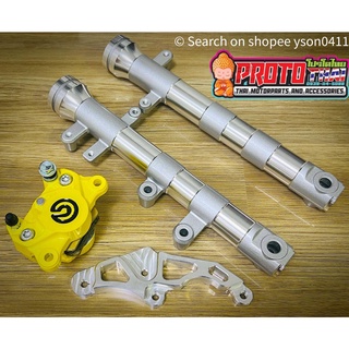 Front Shock For Raider Carb / FI ( FOR 220MM DISC ) with 2POT Brake ...