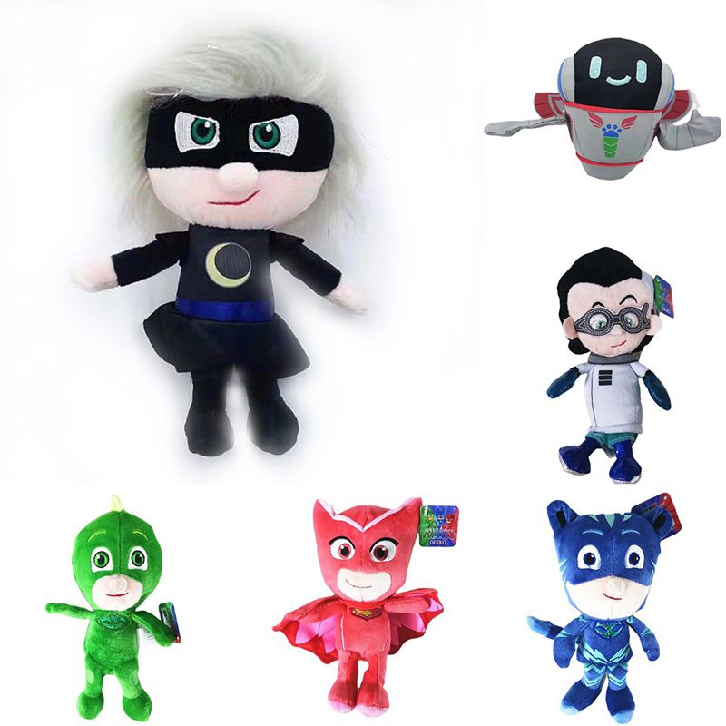 PJ Masks Cartoon Plush Toys Anime Figure Catboy Owlette Gekko Masks ...