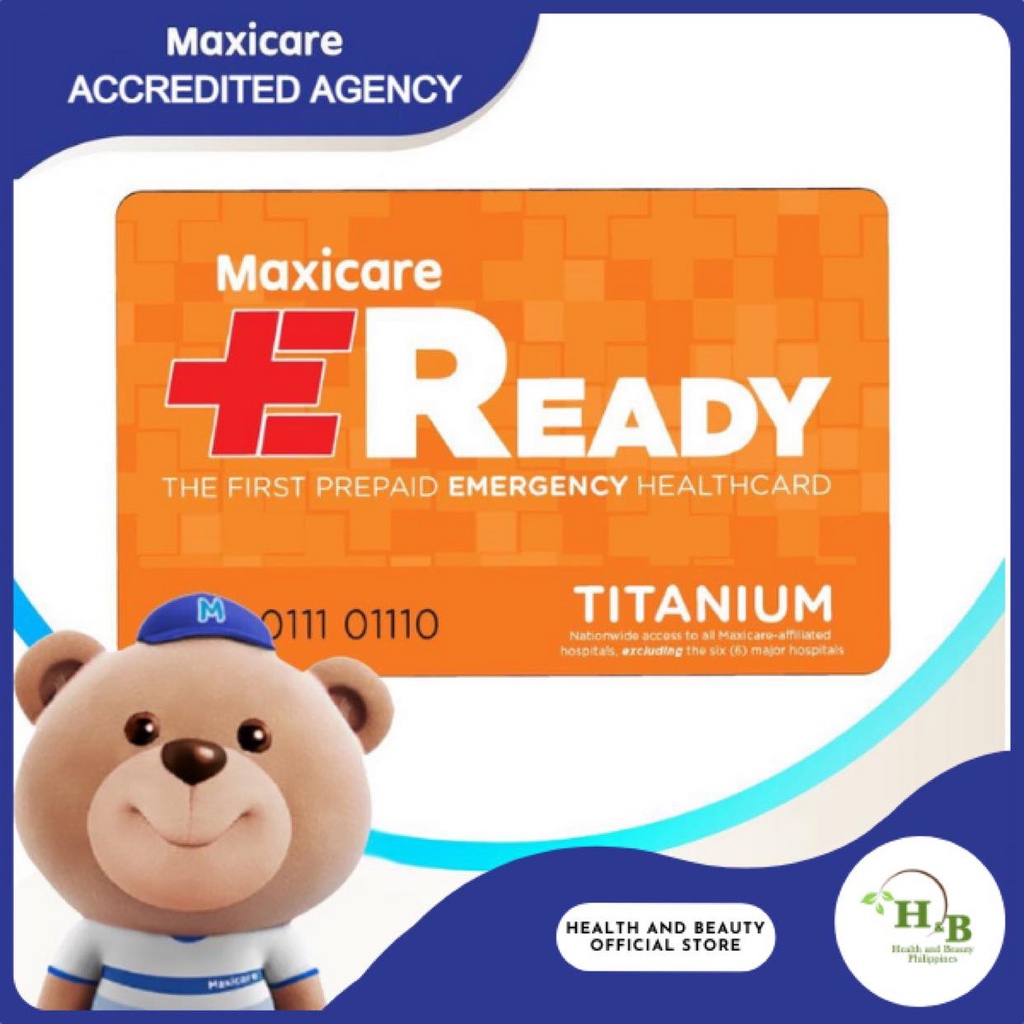 Maxicare EReady Titanium - Prepaid Health Card - HMO - Emergency ... Maxicare EReady Titanium - Prepaid Health Card - HMO - Emergency ...