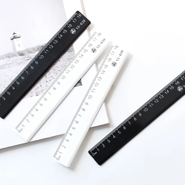 18cm Minimalist Style Ruler | Shopee Philippines