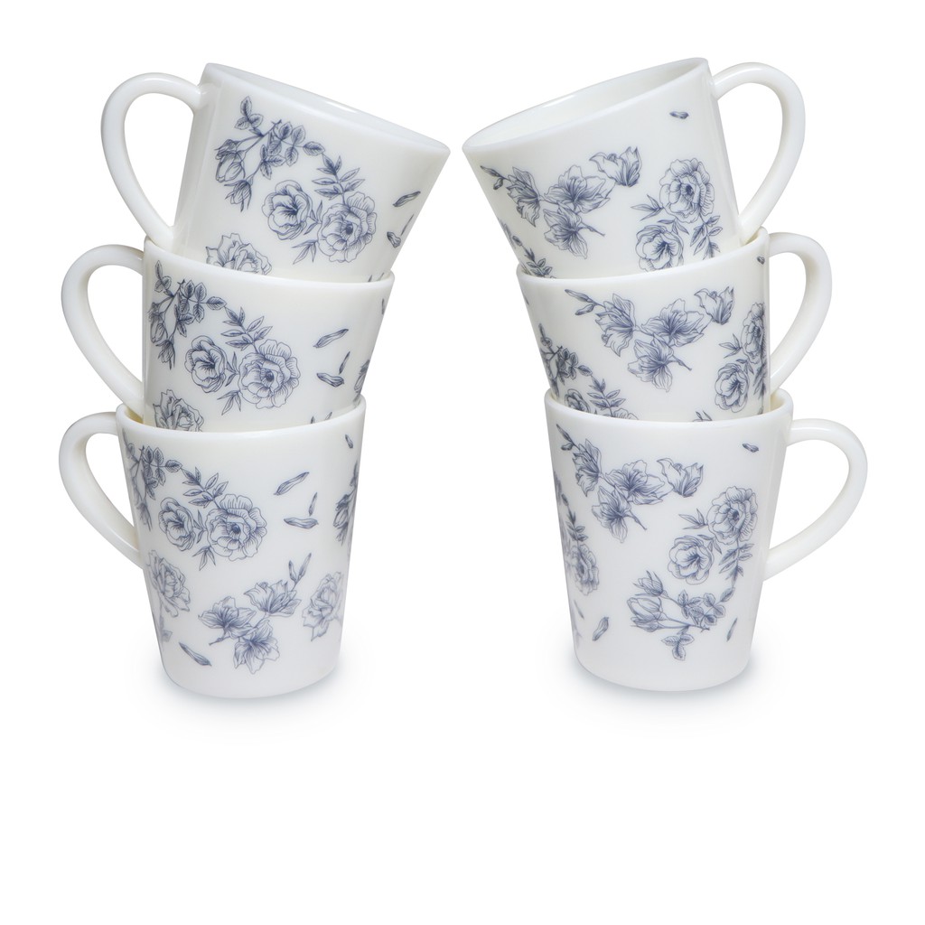 Melawares Allison 6pc 12.5oz Coffee Mug Set | Shopee Philippines