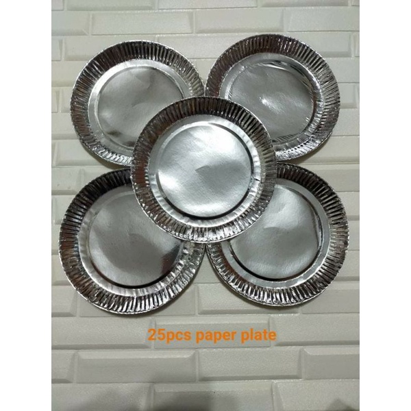 25 pieces Paper plate | Shopee Philippines