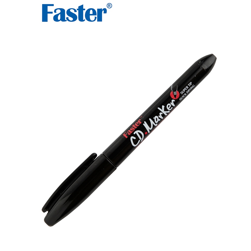 Faster CD Permanent Marker Black F800 (1 Pc) | Shopee Philippines