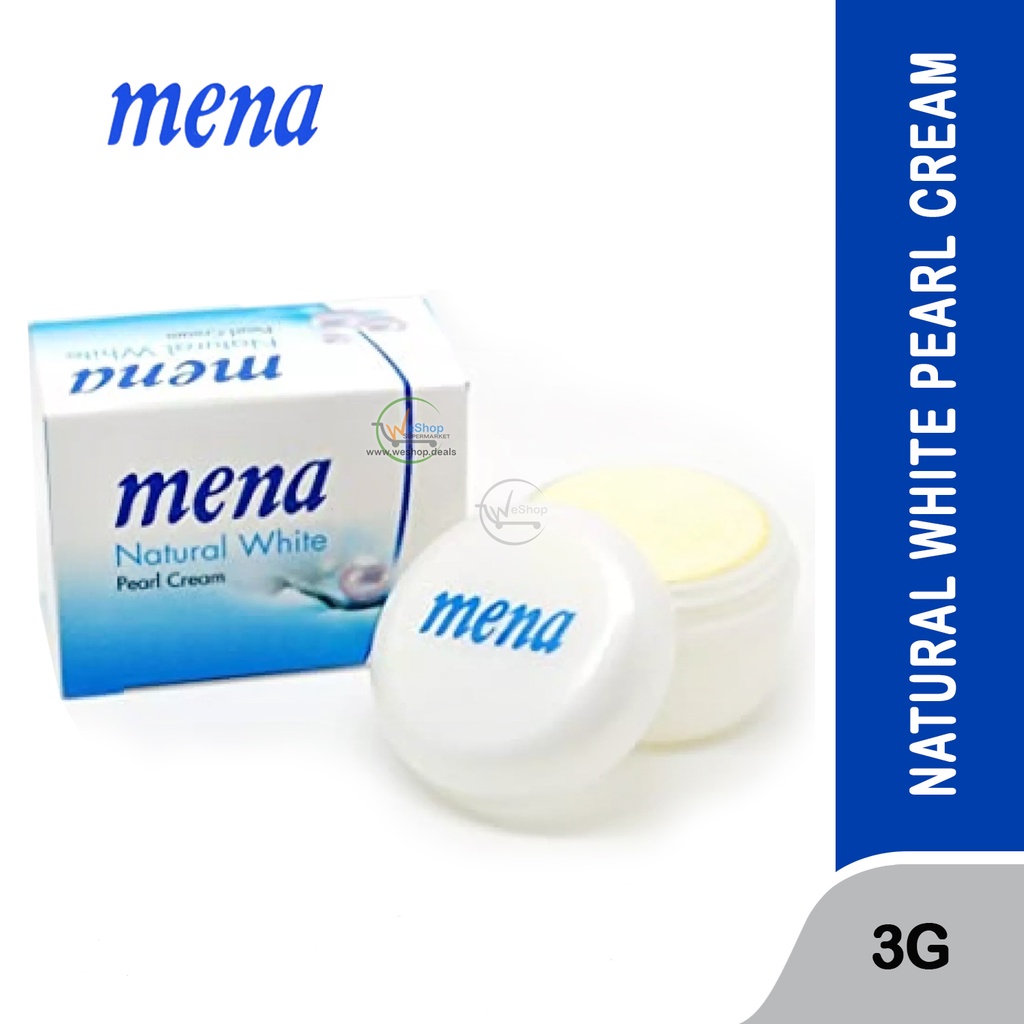 Mena Natural White Pearl Cream 3g | Shopee Philippines