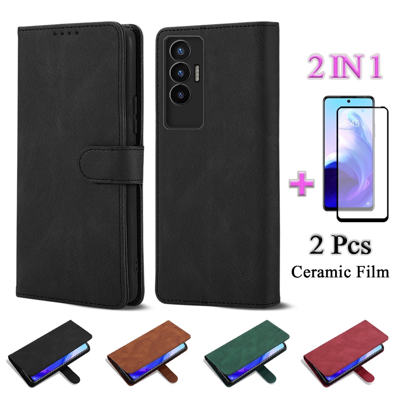2 IN 1 Tecno Pova 5G LE8 Leather Case Case Ready Stock With Curved ...
