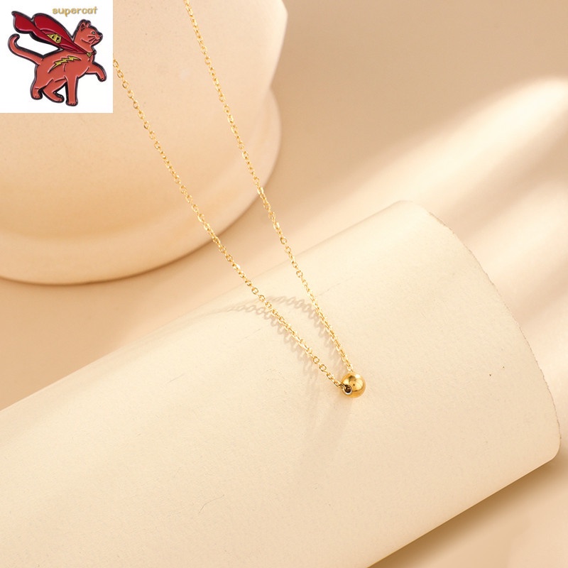 Pawnable 18k Saudi Gold Tauco Chain with 3mm Ball Pendant | Shopee ...