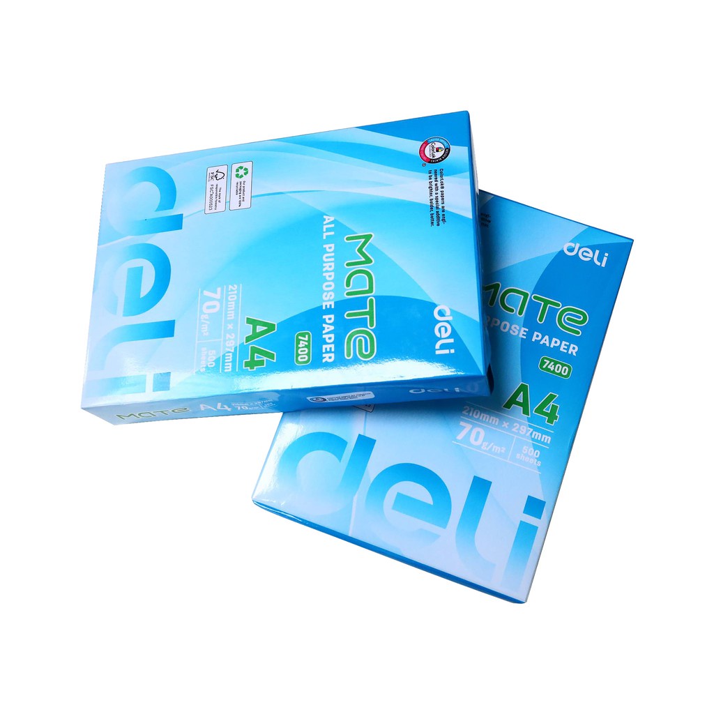 Deli 7401 Mate Multi Purpose A4 Bond Paper 1 BOX (Max. 4 BOXES per ...
