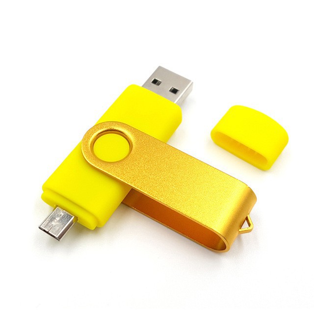 Yellow 2 in 1 Usb Flash Drive for Android Smart Phone USB Stick ...