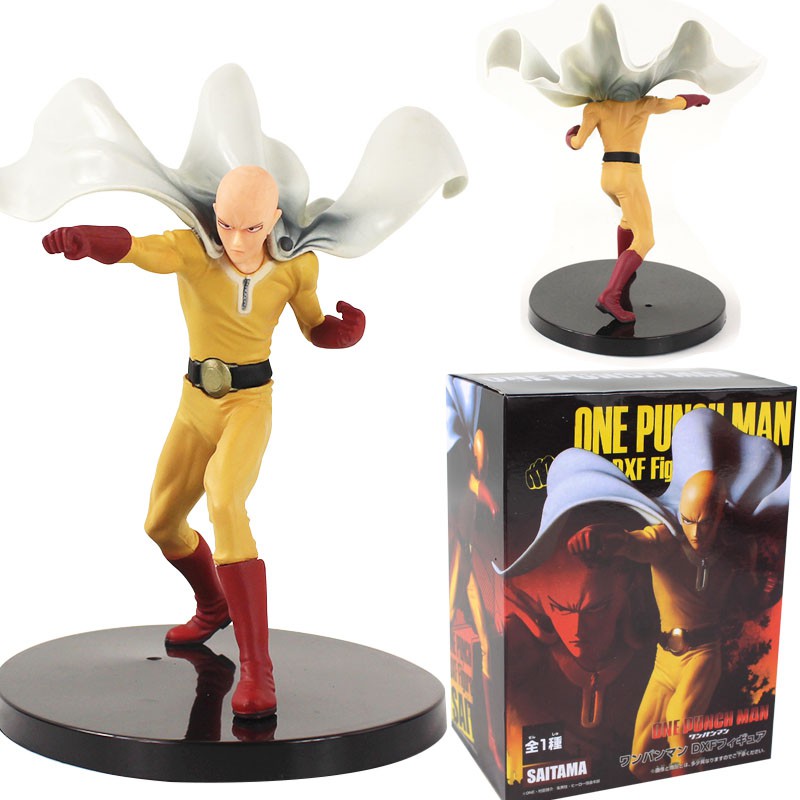Anime Figure One Punch Man Figure Toy Saitama Sensei DXF Hero PVC ...