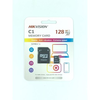 Hikvision Micro SD Memory Card w/ adapter 32GB/64GB/128GB | Shopee ...