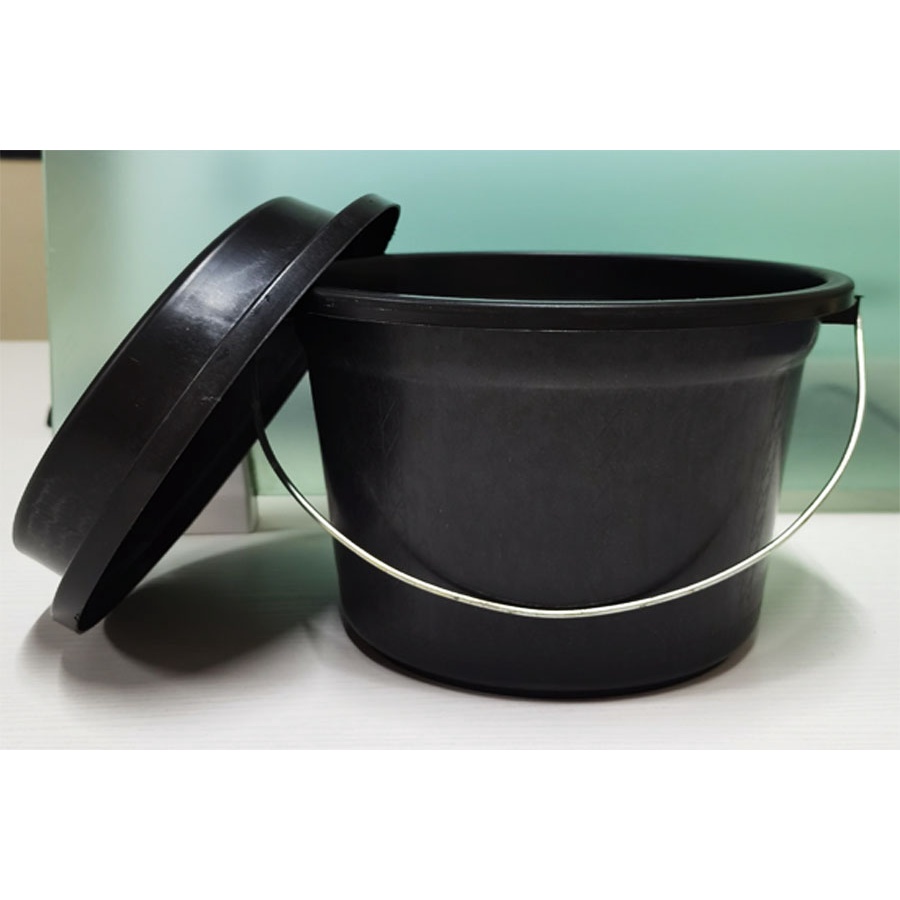 WHOLESALE!!! 50pcs 1 gallon black & Colored plastic bucket with steel ...