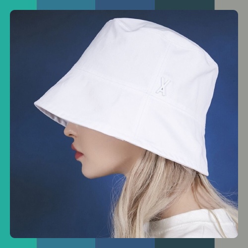 VARZAR Stud Drop Overfit Bucket Hat / BTS Jung Kook and CLC Jang Yeeun ...