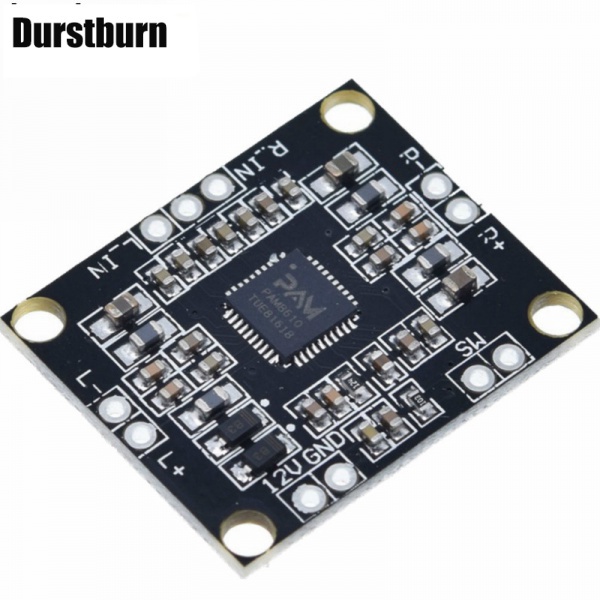 PAM8610 digital power amplifier board 2 x15w dual channel stereo mini ...