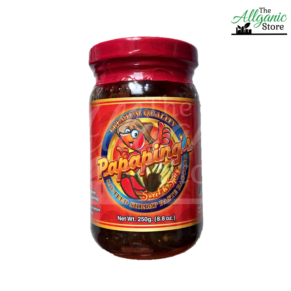 PAPAPINGS Premium Quality Bagoong (Sauteed Shrimp Paste) - Sweet ...