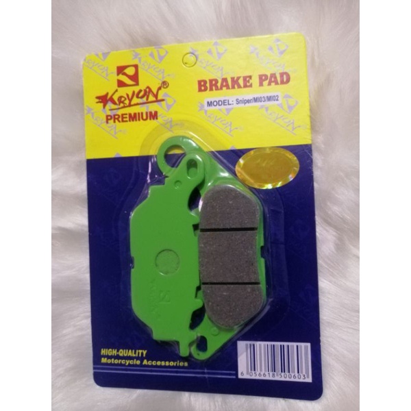 KRYON PREMIUM BRAKE PAD FOR YAMAHA SNIPER135 /MIO SPORTY /MIO AMORE ...