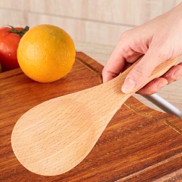 COD wooden sandok kitchen spatula spoon turner cooking | Shopee Philippines