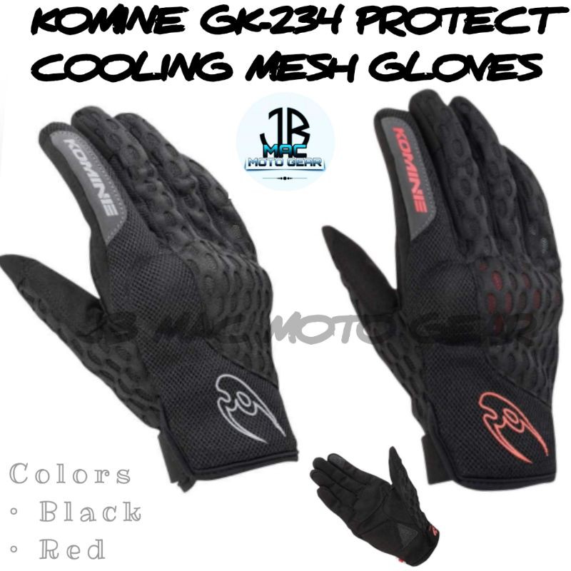 NEW Arrival Komine GK-243 Protect Cooling Mesh Gloves | Shopee Philippines
