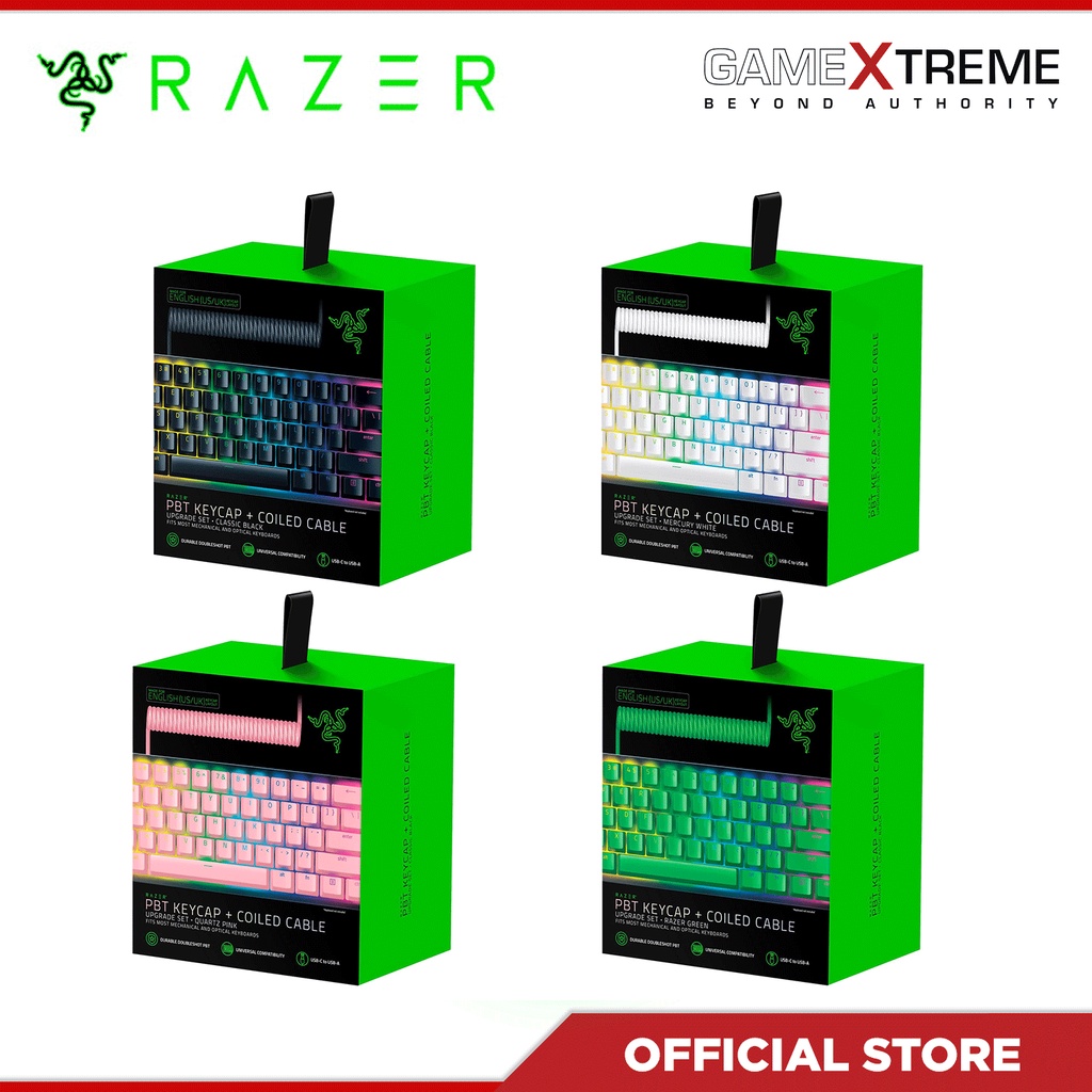 Razer PBT Keycap + Coiled Cable | Shopee Philippines
