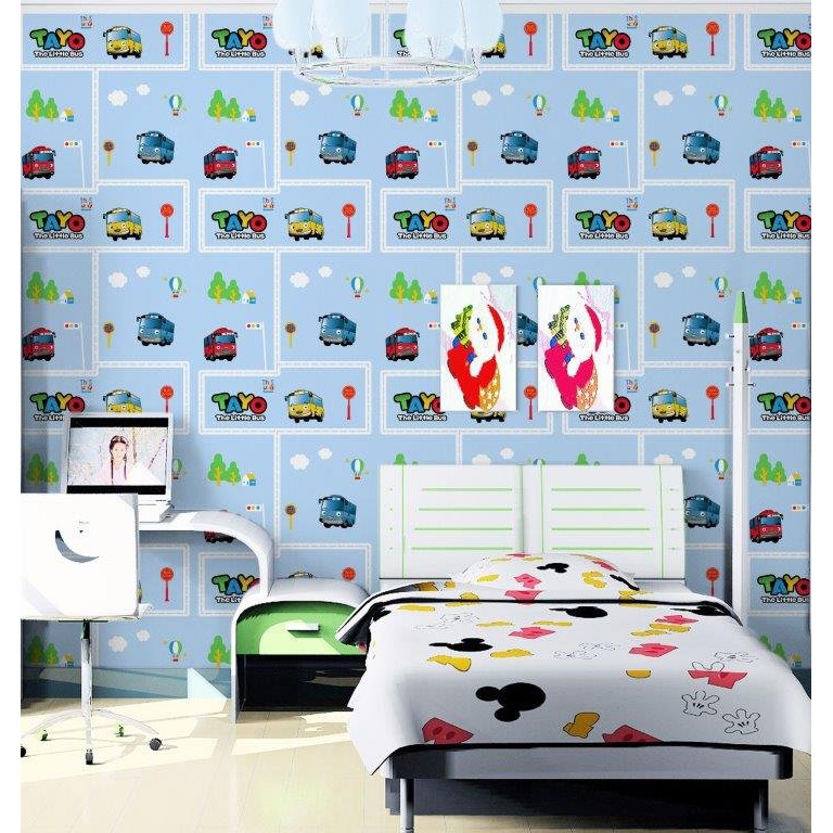 Tayo KID STORY K23 Kids Wall Wallpaper | Shopee Philippines