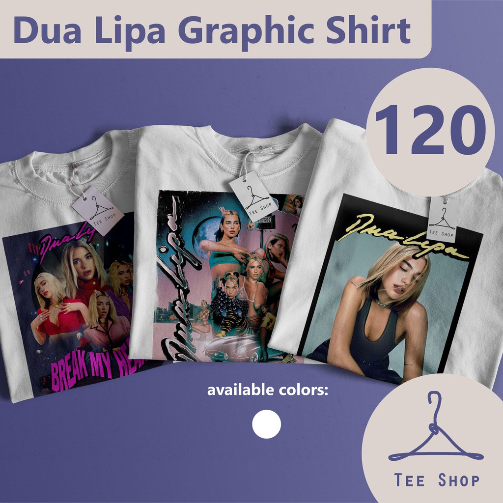 Dua Lipa Graphic Spandex Shirt Collection | Shopee Philippines