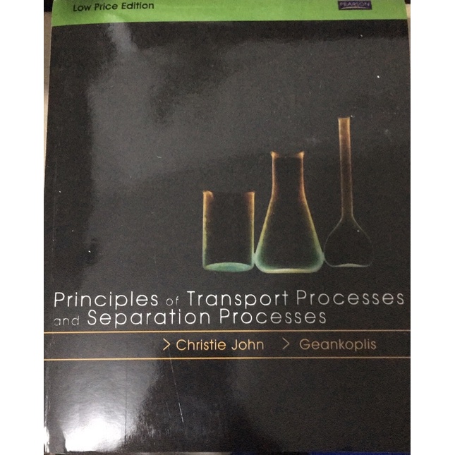 Principles of Transport Process And Separation Process | Geankoplis ...