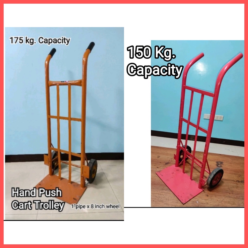 Kartilya Pushcart Push Cart Trolley 1" pipe x 8" wheel Heavy Duty ...