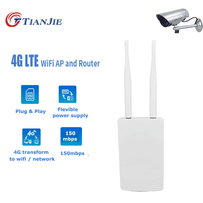 4G LTE FDD/TDD WIFI AP Outdoor wireless router Modem LAN/WAN Port ...