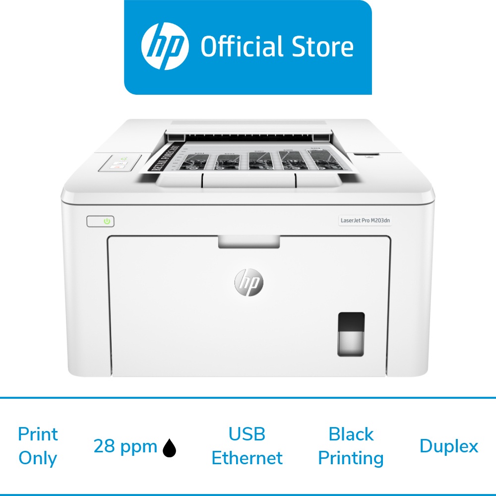 HP LaserJet Pro M203dn Printer - Print | 1 Year Limited Warranty | For ...