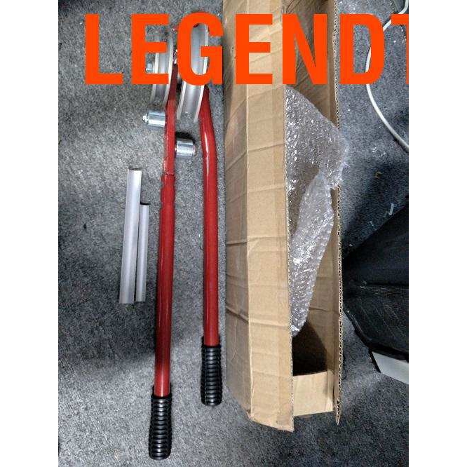 Legendtop 2 in 1 180° handheld red pipe bender heavy duty tube bending ...