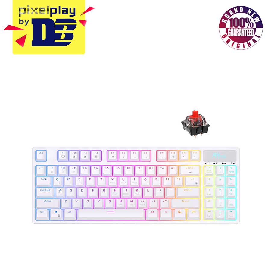 ROYAL KLUDGE RK89 Tri-Mode RGB 89 Keys Hot Swappable Mechanical ...