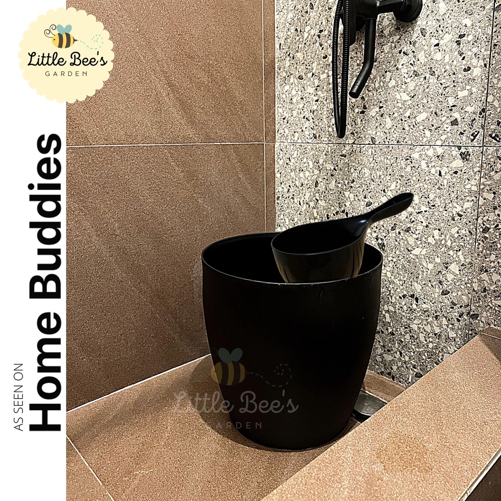 As SEEN on HOME BUDDIES Minimalist Classy Timba | Black White Pail ...