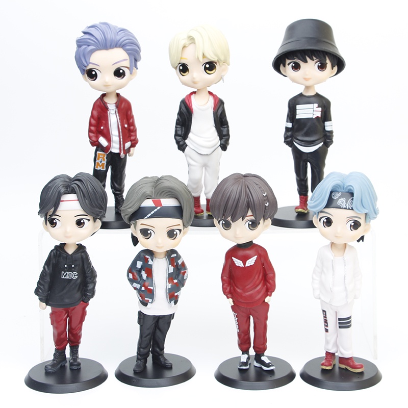 BTS TINY TAN Doll Bangtan Boy Idol Figure DYNAMITE JUNG KOOK V JIMIN JIN JHOPE RM SUGA Model ...