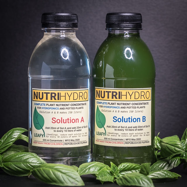 NUTRIHYDRO hydroponics nutrient solutions LEAFY FORMULA | Shopee ...