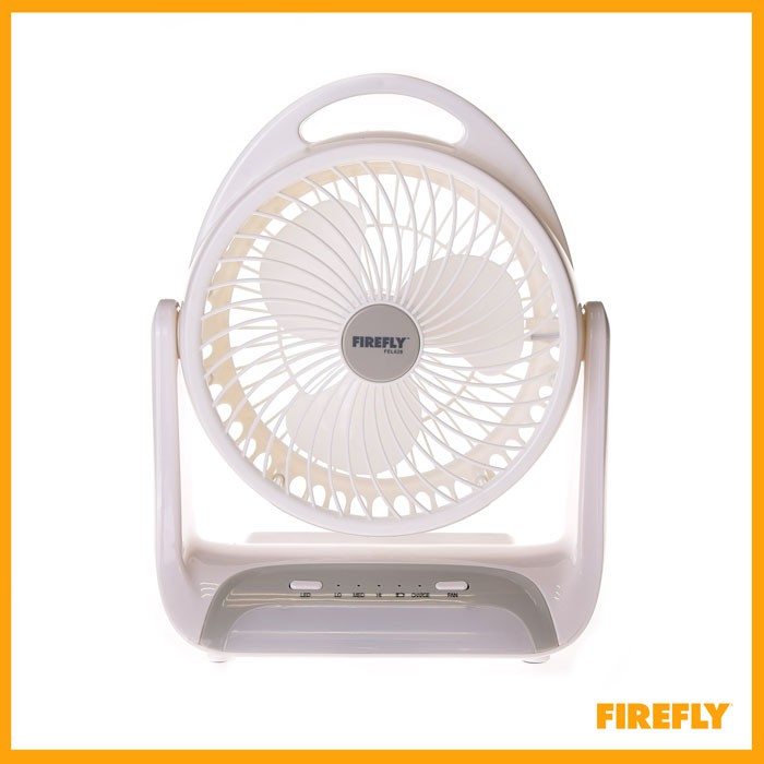 Firefly Mini Table Fan with Built-in Dimmable Emergency Light - FEL628 ...