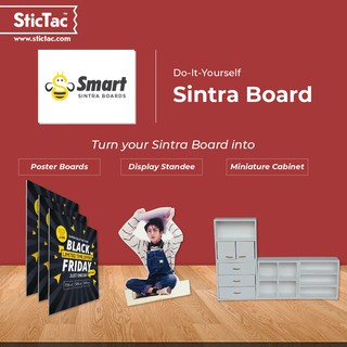 SINTRA BOARD x XINTRA BOARD WHITE A0, A1, A2, A3, ETC . BIG CUSTOM SIZE ...