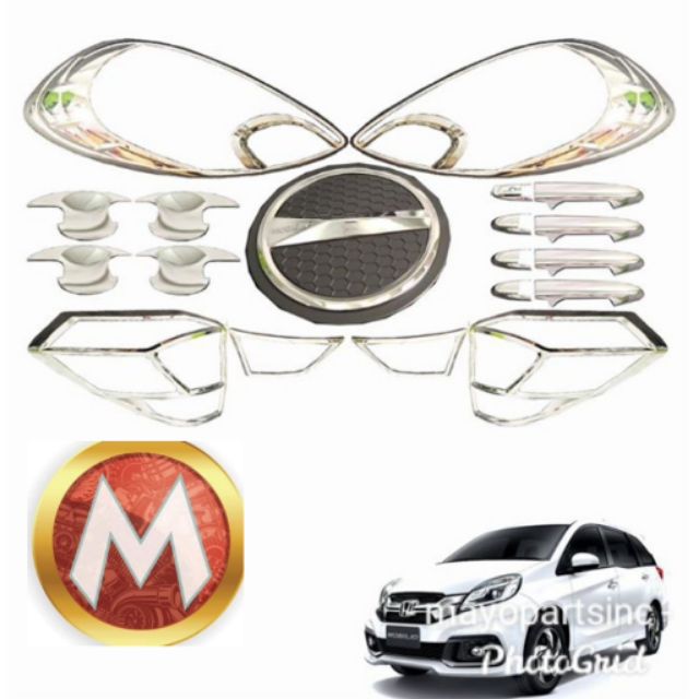 MOBILIO CHROME GARNISH SET | Shopee Philippines