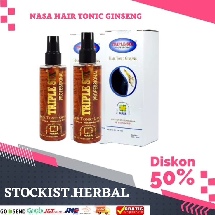 (COD) Triple SIX HAIR TONIC GINSENG NASA Cheap - ORIGINAL HAIR Solution ...