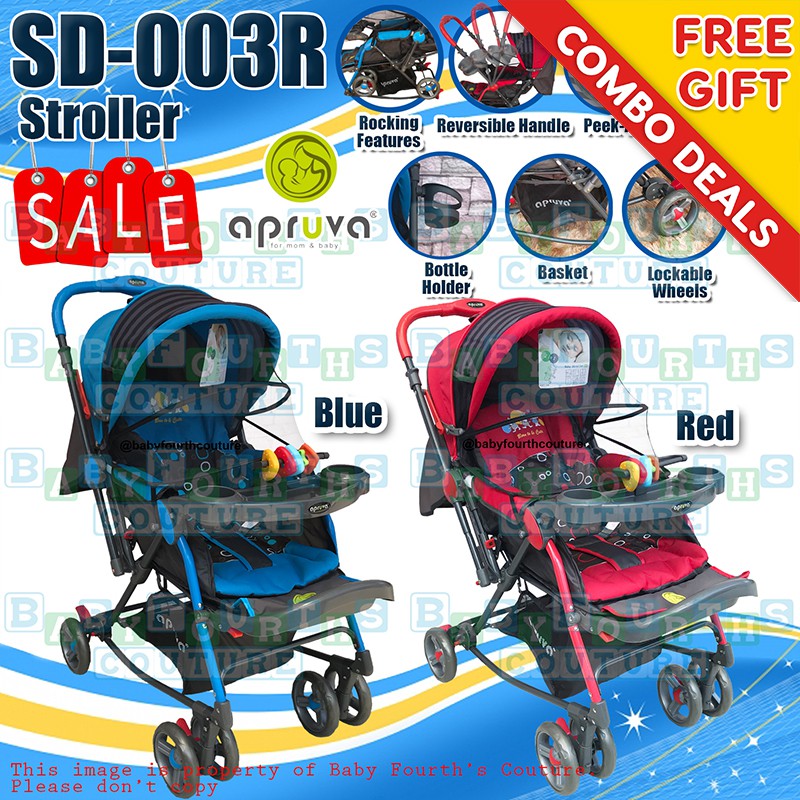 COD Apruva SD-003R Multifunctional Stroller for Baby with Rocking ...