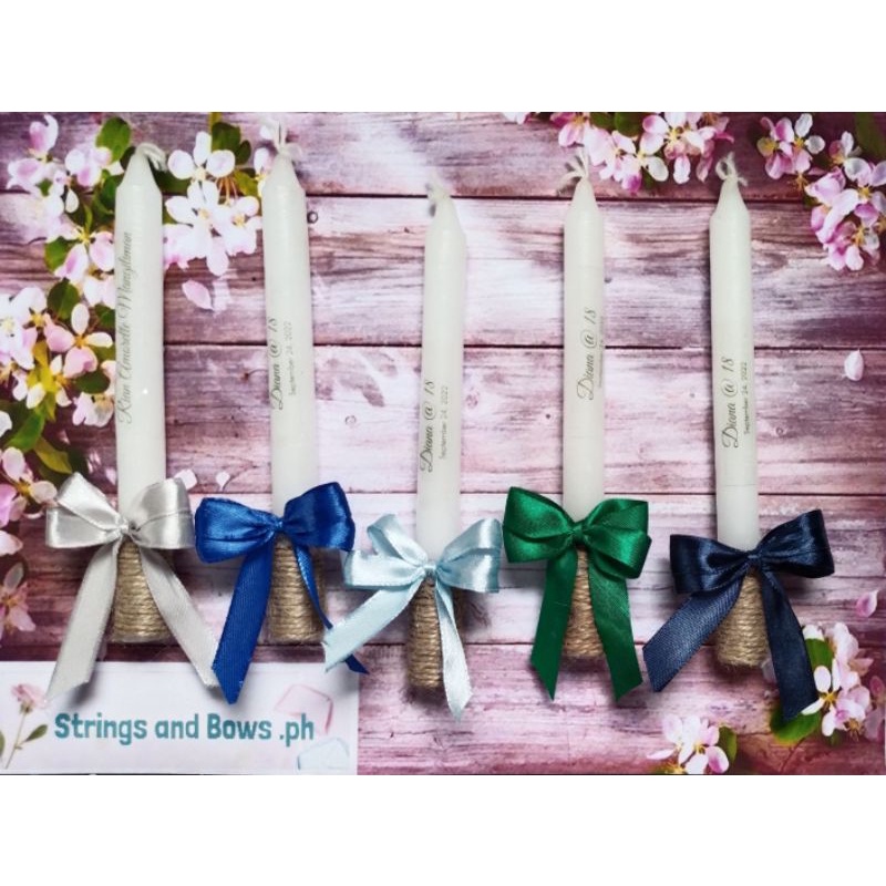 Baptism & Debut Personalized Candle for all Occasion | Shopee Philippines