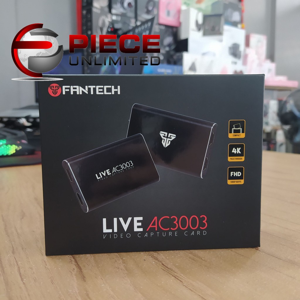 Fantech AC3003 Live Video Capture Card Gaming Audio Video streaming ...