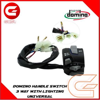 DOMINO HANDLE SWITCH 3 WAY WITH LIGHTING UNIVERSAL - GCSUN | Shopee ...