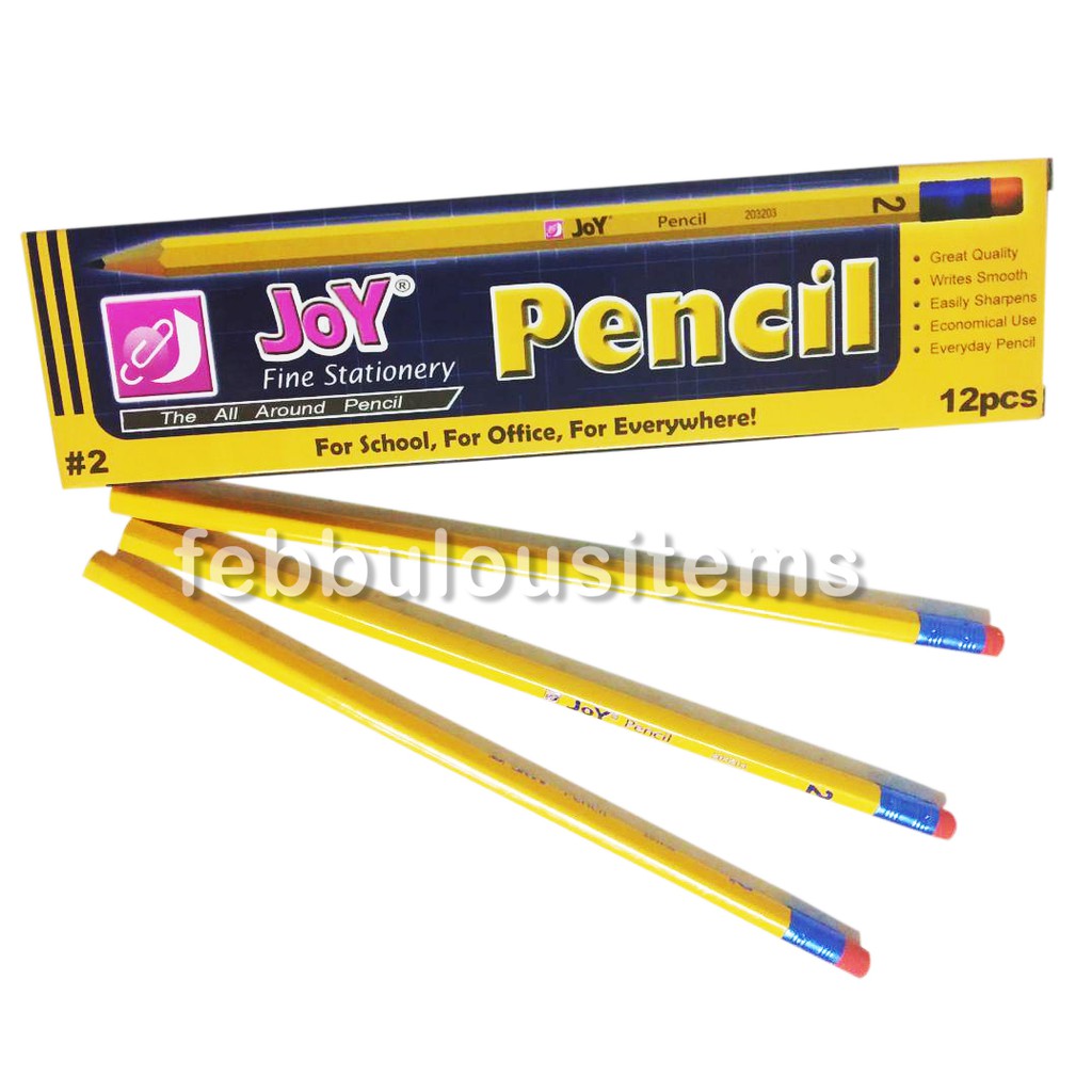 Joy Pencil no.2 12pcs / box | Shopee Philippines