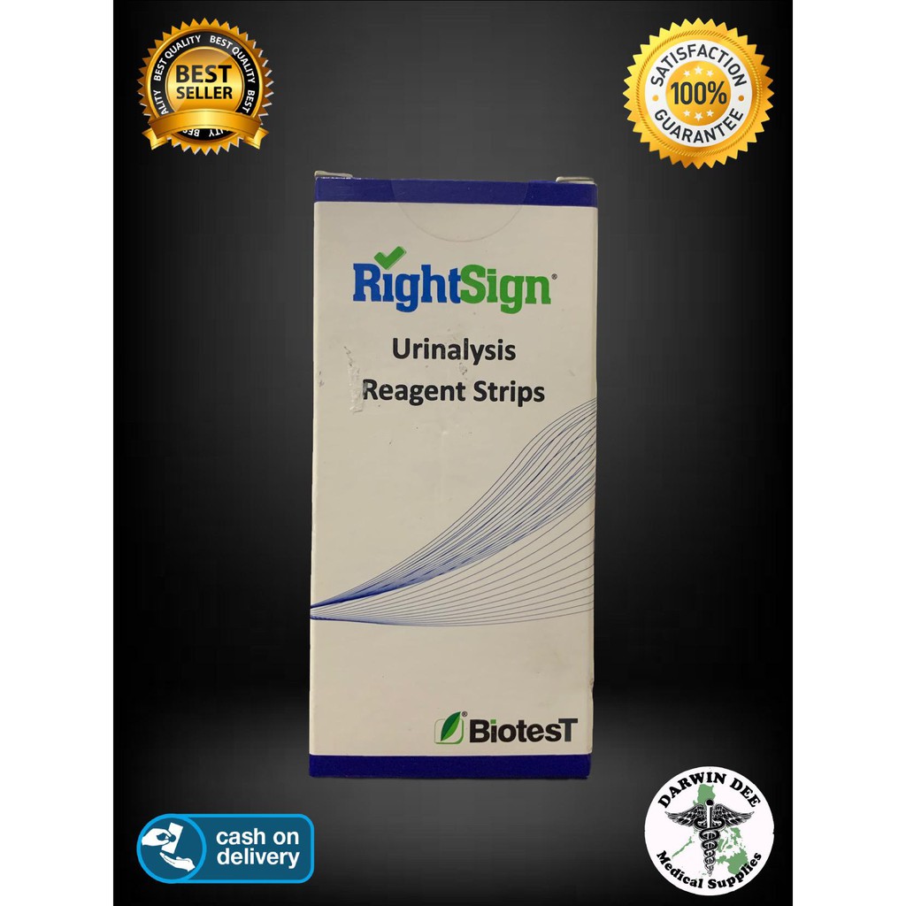 Right sign urinalysis reagent strips 4sg | BeeCost