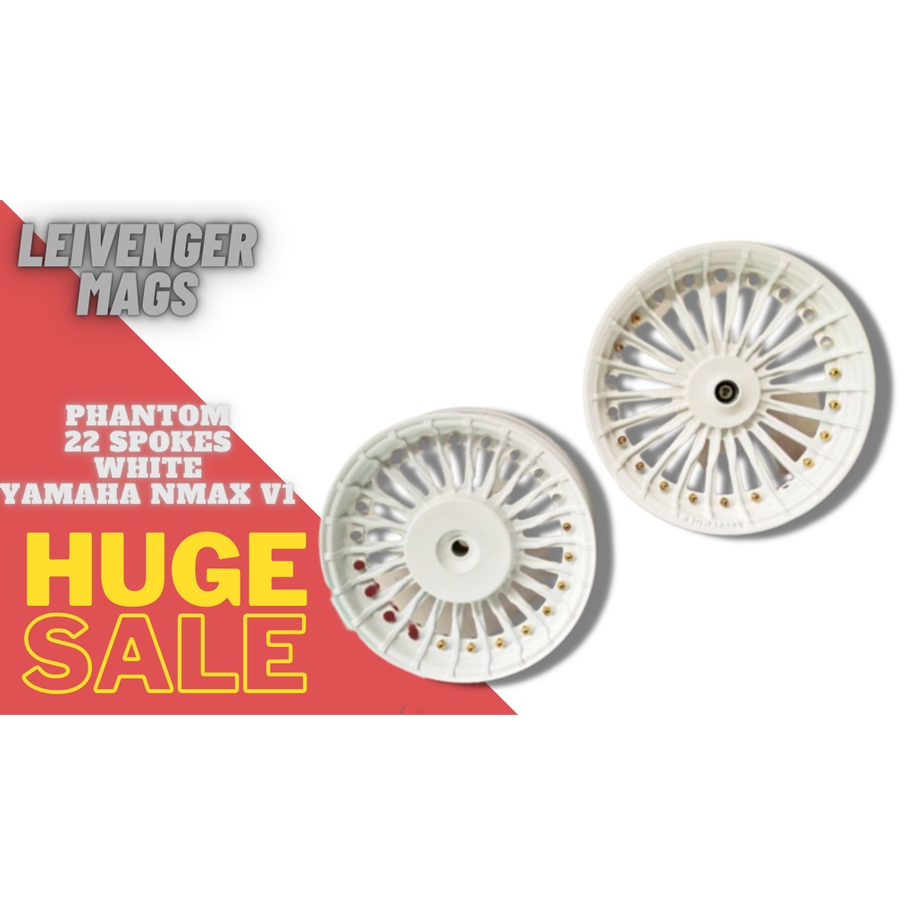 yamaha nmax version 1 LEIVENGER MAGS WHITE WITH GOLD BOLTS | Shopee ...