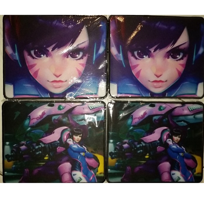 Overwatch D.VA Gaming Mousepad with edge protection ( Anime Mouse Pad ...